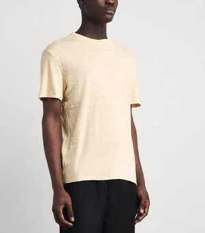 Sandro Linen T-shirt - Beige