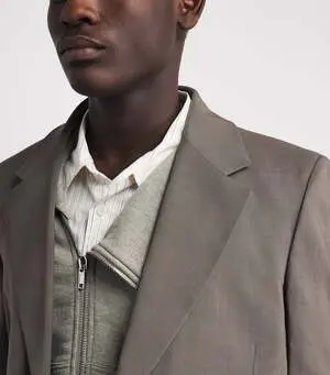 FRAME Virgin Wool Unstructured Blazer
