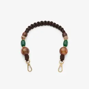 JIMMY CHOO Braided Strap With Beads
