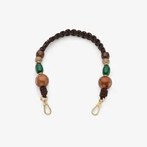JIMMY CHOO Braided Strap With Beads