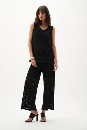 Joseph Ribkoff Viscose Jacquard Knit Tank