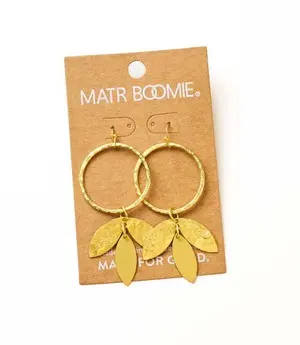 MATR BOOMIE Aamani Vine Hoop Earrings