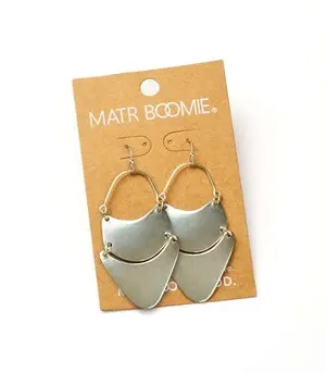 MATR BOOMIE Iyla Geometric Statement Earrings
