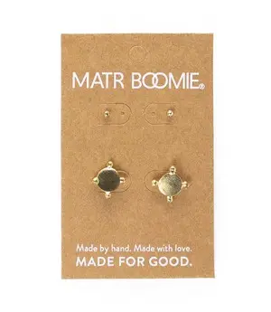 MATR BOOMIE Pari Dot Disc Earring Set Of 2