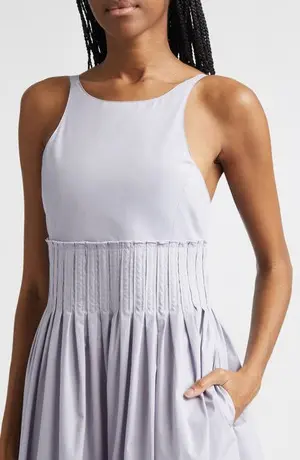 Giorgio Armani Iris Poplin Midi Dress
