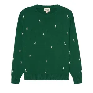 ELLSWORTH + IVEY Riley All Over Par Crewneck Sweater