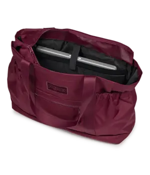 JANSPORT Large Tote Bag - Cherry Lacquer