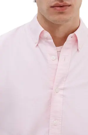 Rag & Bone Classic Fit Oxford Button-down Shirt - Pink