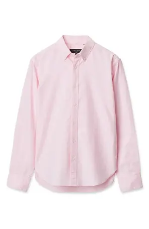 Rag & Bone Classic Fit Oxford Button-down Shirt - Pink