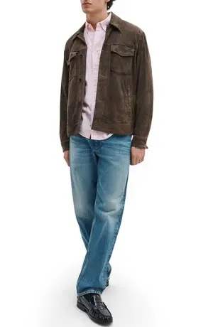 Rag & Bone Classic Fit Oxford Button-down Shirt - Pink