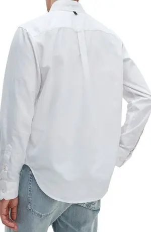 Rag & Bone Classic Fit Oxford Button-down Shirt - White