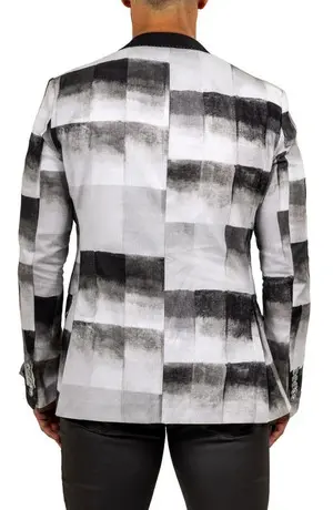 MACEOO Unconstructed Marthyr022 Patchwork Blazer