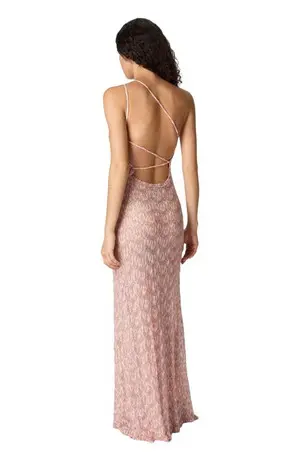 Missoni Foliage Pattern One-shoulder Dress - Multicoloured