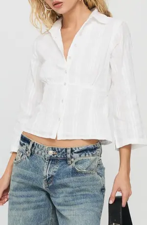 Princess Polly Textured Shirts For Women