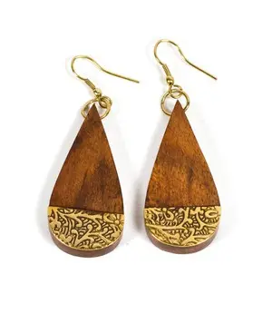 MATR BOOMIE Earth And Fire Teardrop Earrings