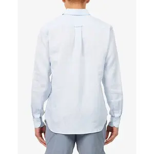 Derek Rose Monaco Long-sleeve Linen Shirt