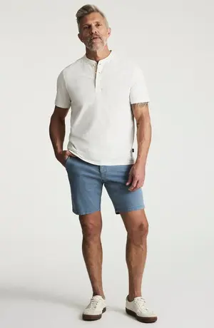 34 Heritage Slim Fit Twill Chino Shorts - Flint Stone Twill
