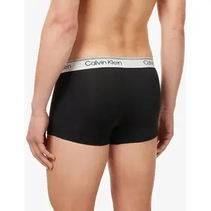 Calvin Klein Microfibre-stretch Low-rise Pack Of Three Jersey Trunks