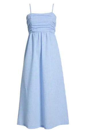 Steve Madden Ashlynn A-line Midi Dress - Blue/white