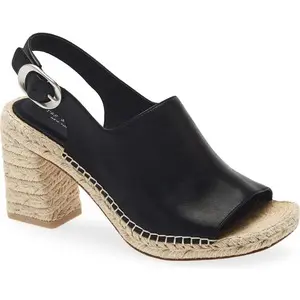 Rag & Bone Gigi Slingback Platform Espadrille Sandal - Black
