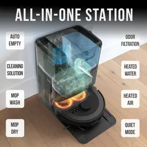 BOBSWEEP Maxim All-in-one Robot Vacuum & Auto-lift Dualspin Mop