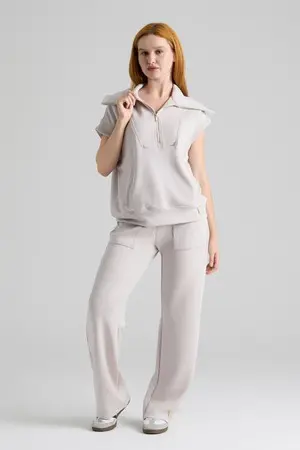 LE FAFO Ivana Short Sleeve Top