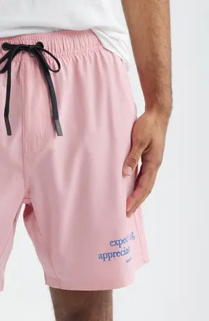 SANTO STUDIO Tempo Appreciate Tech Drawstring Shorts Jett Lawrence Edition - Pink