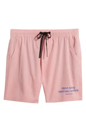 SANTO STUDIO Tempo Appreciate Tech Drawstring Shorts Jett Lawrence Edition - Pink
