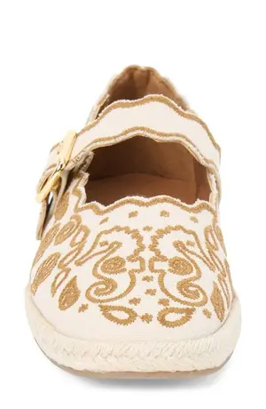 Matisse Ariana Espadrille Mary Jane Flat - Tan