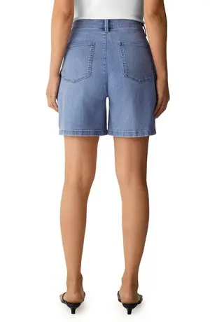 Eileen Fisher High-waisted Denim Shorts