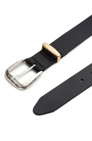 Rag & Bone Winona Leather Belt - Black