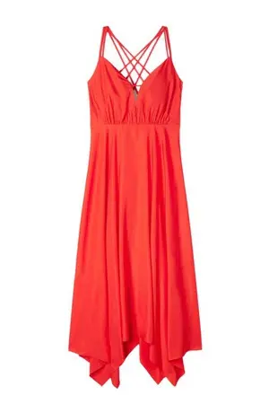 Sandro Asymmetric Maxi Dress