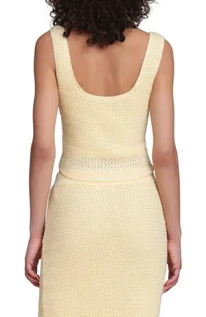 Avec Les Filles Knit Crop Tank