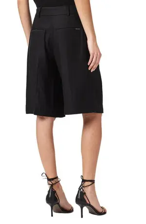 ALLSAINTS Charley Pleated High-waisted Shorts