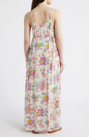 Rip Curl Half Moon Print Maxi Dress