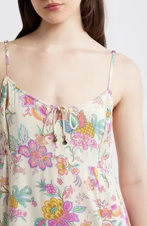 Rip Curl Half Moon Print Maxi Dress