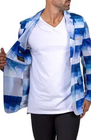 MACEOO Unconstructed Patchwork Blazer