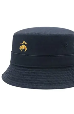 Brooks Brothers Cotton Twill Bucket Hat - Navy