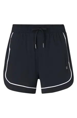 Sweaty Betty Explorer Track Piped Shorts - Black