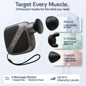 MIKO Pulse Go Pocket Massage Gun For Targeted Muscle Relief