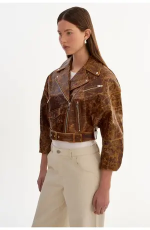 LAMARQUE Vinnie Leather Biker Jacket