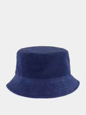 Fedeli Terry Cloth Cloche Cap - Blue