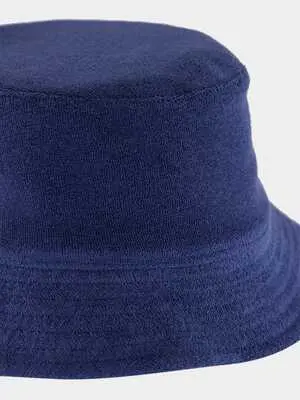 Fedeli Terry Cloth Cloche Cap - Blue