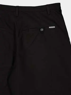 Balenciaga Relaxed Fit Cotton Chino Pants - Black