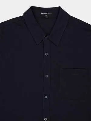 JAMES PERSE Deep Clean Finish Cotton Jersey Shirt