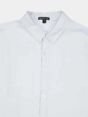 JAMES PERSE Light Classic Linen Shirt - Blue