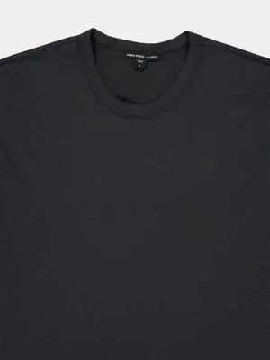 JAMES PERSE Carbon Luxe Lotus Cotton T-shirt - Black