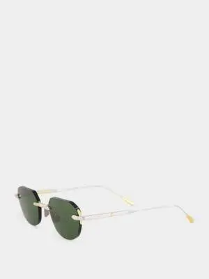 LUNETTERIE GÉNÉRALE Grand Prix Rimless Sunglasses