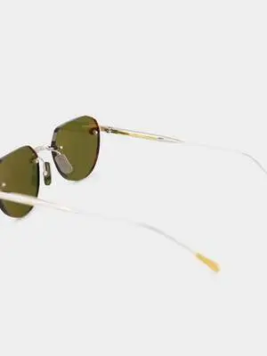 LUNETTERIE GÉNÉRALE Grand Prix Rimless Sunglasses