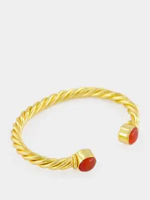 Sylvia Toledano Eros Carnelian Open Bracelet - Orange